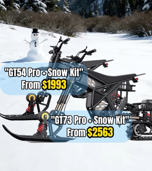 Riding Times Snow Track Kit: Winter E-Bike Combos on Sale & Riding'times